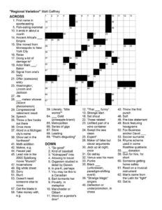 Free Printable Frank Longo Sunday Crossword Puzzles - Free Printable ...